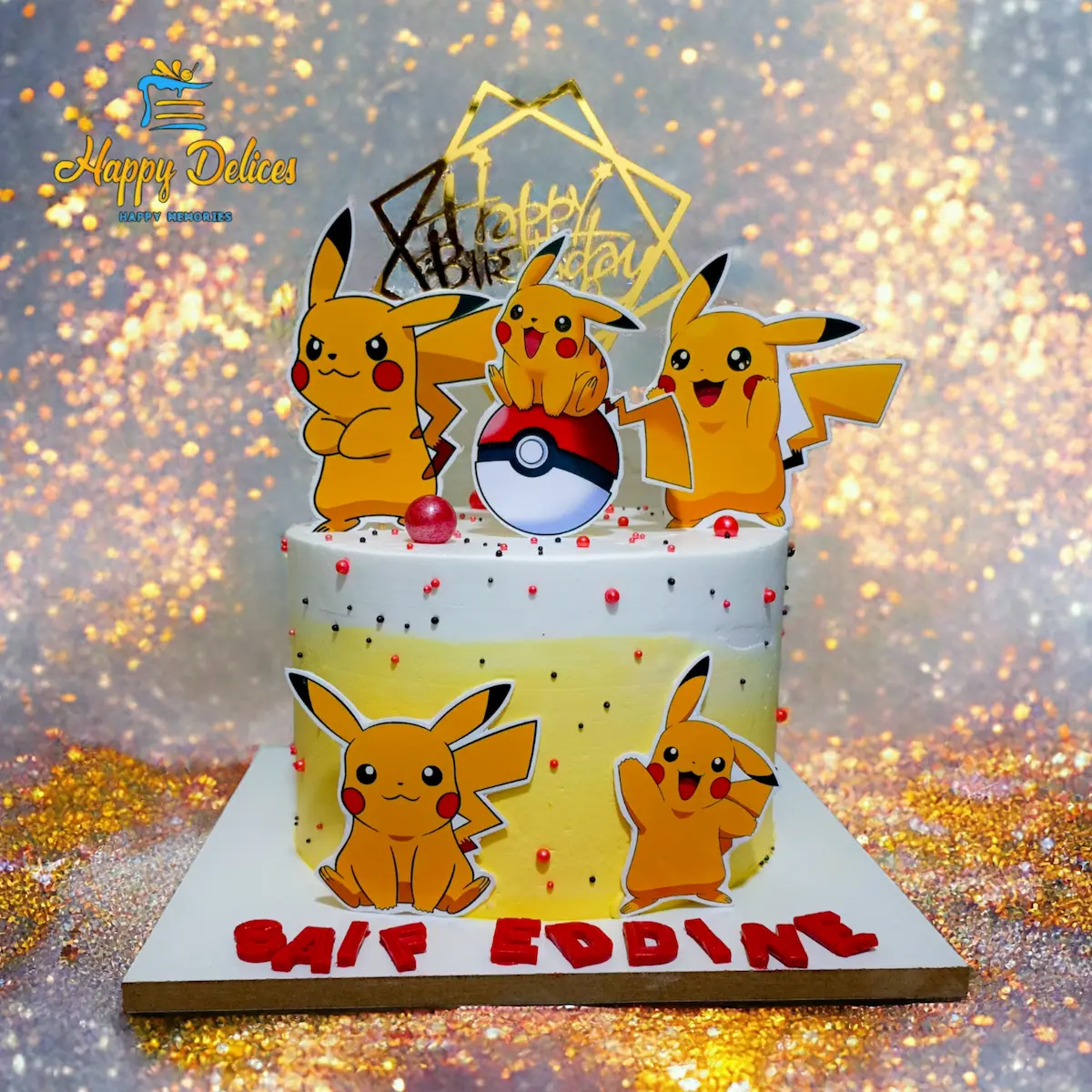 Pikachu Pokémon Birthday Cake | Happy Delices